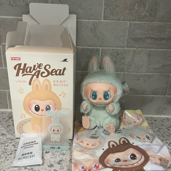 POP MART | Toys | Pop Mart Labubu Have A Seat Authentic Ququ | Poshmark